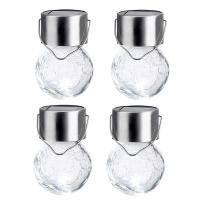 China IP65 Solar Crackle Light Waterproof Decoration Glass Ball Chandelier for sale