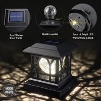China Courtyard Solar Powered Pillar Light Decorative Path Light 3w for sale