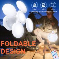 China Folding LED Soccer Ball Lamp USB Charge Search Light For Camping for sale