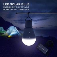 China Outdoor USB LED Bulb Light 3 Colors Adjustable Dimmable Solar Powered Emergency Lamp for sale