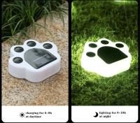 China IP65 Solar LED Garden Lights Atmosphere Buried PVC Bear Paw Lamp for sale