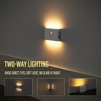 China Wireless SMD2835 LED Induction Night Light Human Body Induction for sale
