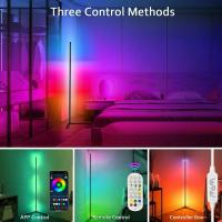China SMD5050 RGB Solar LED Flood Lights Decor Indoor Standing Lamp for sale