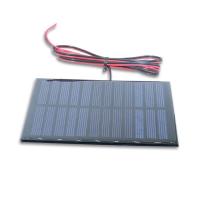 China Epoxy Mini Solar Panel Charger 1w 2w 3w 4w 5v 6v 7v Sunlight Power Bank Battery for sale