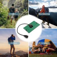 China 1.65W Solar Charger Solar Panel 76*133MM Output Solar Power Charging For Outdoor Camping Mobile Phone USB Charged Device for sale