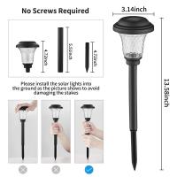 China Outdoor Courtyard Path Solar LED Garden Lights Decorative Waterproof for sale