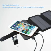 China 10W Foldable Solar Panel 5V 2.1A USB Output Devices For Smartphones for sale