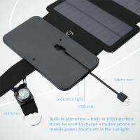 China 10W Foldable Solar Panel 5V 2.1A USB Output Devices For Smartphones for sale