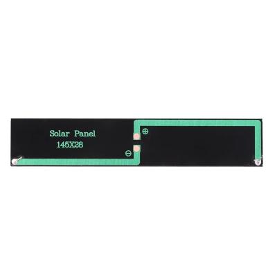 China 0.5W 2.5V 145*28mm Outdoor Portable Solar Panel Charger For Power Bank for sale