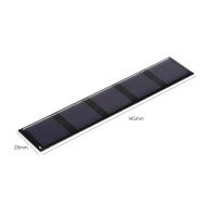 China 0.5W 2.5V 145*28mm Outdoor Portable Solar Panel Charger For Power Bank for sale