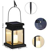China Balcony Solar LED Garden Lights Outdoor Decorative Candle Lighting for sale