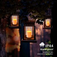 China Balcony Solar LED Garden Lights Outdoor Decorative Candle Lighting for sale