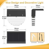 China IP44 Waterproof Solar LED Garden Step Lights 8-10 Hours Working Time Small Size for sale