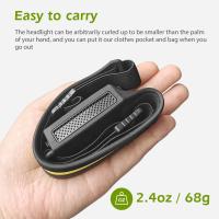 China Induction Headlamp COB LED Head Lamp with Built-in Battery Flashlight USB Rechargeable Head Lamp Lighting Modes for sale