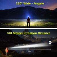 China USB Rechargeable Induction Headlamp Zoom COB LED Head Lamp Built in Battery Flashlight Multifunction 6 Modes Head Torch for sale