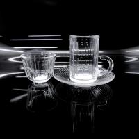 China Classic 36Pcs  Glass Cup Sets  Include12 Tea Cups 12 Saucer 12 Cawa cups Offering Practical and Stylish Drinkware Options  for sale