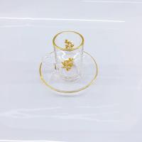 China High Quality  75MM High  Glass Tea Cup  Set For Tea And Coffee Drinkware for sale