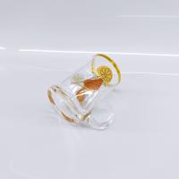 China 12 PCS Glass Cup Sets Included 6 Decorative Glass Cups and 6 Saucers  Ideal Glassware for Hotels Restaurants and Catering Services for sale