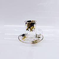 China 12-Piece Premium Glass Cup Set – Decorative Gold-Black Design, Ideal for Hotel, Restaurant & Catering Industry Use for sale
