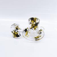 China Elegant Black & Gold Luxury  36PCS Glass Cup Set – 12 Tea Cups, 12 Cawa Coffee Cups & 12 Saucers, Premium Drinkware for Upscale Restaurants & Gifting for sale