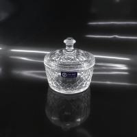 China Lead Free Crystal Glass Candy Bowl with 165ML Capacity and Modern Design for Parties and Events for sale