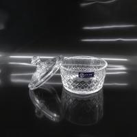 China Lead Free Crystal Glass Candy Bowl with 165ML Capacity and Modern Design for Parties and Events for sale