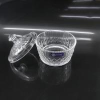 China Lead Free Crystal Glass Candy Bowl with 165ML Capacity and Modern Design for Parties and Events for sale
