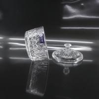 China Lead Free Crystal Glass Candy Bowl with 165ML Capacity and Modern Design for Parties and Events for sale