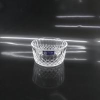 China 165ML Capacity Lead Free Crystal Glass Candy Bowl with Round Shape for Restaurants and Cafes for sale