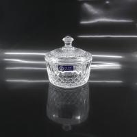 China 165ML Capacity Lead Free Crystal Glass Candy Bowl with Round Shape for Restaurants and Cafes for sale