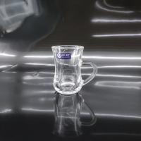 China Glass Transparent Tea Drinking Cup Durable Heat Resistant With Handle Clear Glass Tea Cups Ideal for Office Home and Tea Lovers for sale