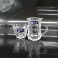 China Hot And Cold Beverages Glass Coffee Cups Ecofriendly 6CM Durable Clear Glass Cups Ideal For Restaurants Cafes And Offices for sale