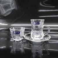 China Hot And Cold Beverages Glass Coffee Cups Ecofriendly 6CM Durable Clear Glass Cups Ideal For Restaurants Cafes And Offices for sale