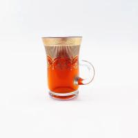 China 105ml Turkish Espresso Cup Set 6pcs Transparent Istanbul Tea Set for sale