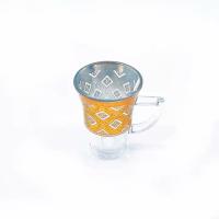 China Set of 6Pcs 88ml Volume Glass Tea Cups Premium Turkish Tea Set  Perfect for Serving Small Portions of Beverages in Food Service Industry and Hospitality Venues for sale