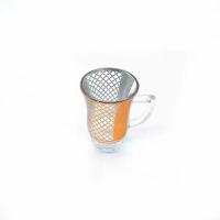 China Lead Free Crystal Decorative Glass Cups Drinkware Turkish Tea Sets 105ml for sale