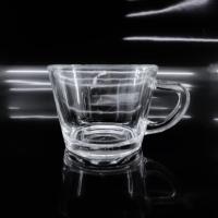 China 6Pcs Glass Clear Glass Tea Cup Hand Wash Recommended For Longevity Durable Elegant Design Perfect For Office Home for sale
