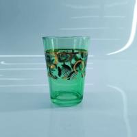 China Authentic Morocco Beer Cup Set 120ml Traditional Clear Glass Tea Cup Arabic / Dallah Set for sale