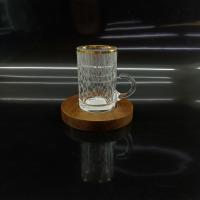 China 6 Tea Cup Rain Lines Design Set Each Cups  Mouth Diameter 48mm Idea for family use, afternoon tea parties, or gatherings for sale