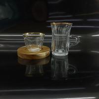 China 18PCS Sets Arabic  Style with 6Tea Cups ,6 Cawa Cups& 6 Wood Saucers  For Drinking In Restaurant And Home Kitchen for sale