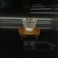 China Premium Arabic Tea And Coffee Sets 18pcs Transparent Glass Decorative Cups for sale
