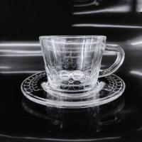 China Crystal-Clear Glass Coffee Sets for a Clean and Elegant Look  Ideal For Coffee Shops for sale