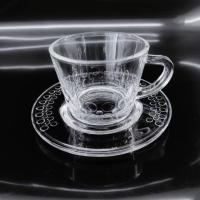 China Crystal-Clear Glass Coffee Sets for a Clean and Elegant Look  Ideal For Coffee Shops for sale