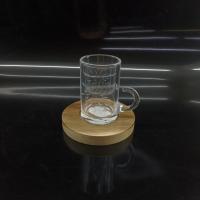 China Lead Free Crystal Glass Collection Hand Painted 18pcs Glass Cup Tea Set for sale