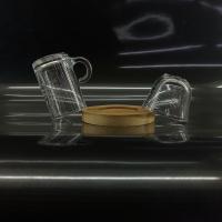 China Lead Free Crystal Glass Collection Hand Painted 18pcs Glass Cup Tea Set for sale