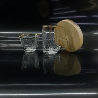 China Cafes / Offices Decorative Glass Cups  Transparent 18PCS Glass Tea Cups Set for sale