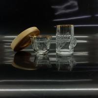 China Cafes / Offices Decorative Glass Cups  Transparent 18PCS Glass Tea Cups Set for sale