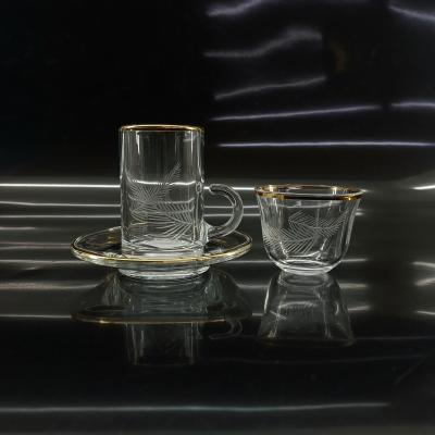 China High Transparency Decorative Glass Cups Lightweight Single Handle for sale
