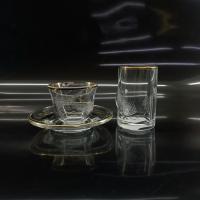 China High Transparency Decorative Glass Cups Lightweight Single Handle for sale