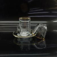 China High Transparency Decorative Glass Cups Lightweight Single Handle for sale